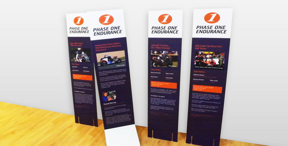 Phase One Dibond Information Stands | Durleigh